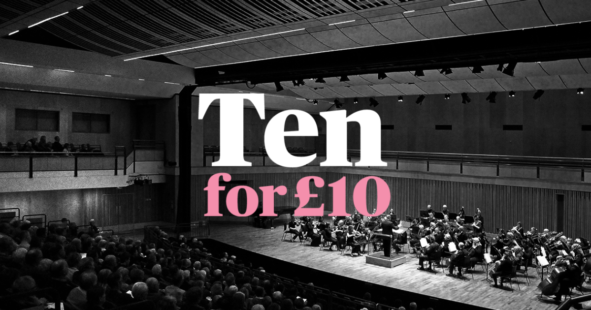 Ten for £10 - Saffron Hall